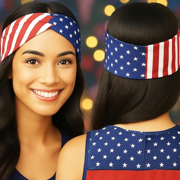 Amazon | Accessories | 2 Fourth Of July Memorial Day American Flag Red ...